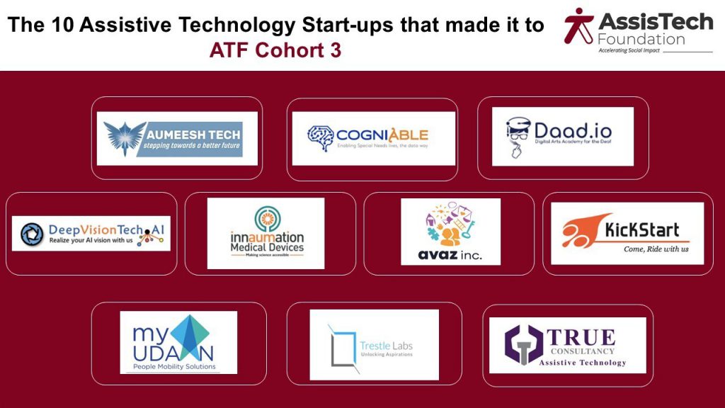 AssisTech Foundation (ATF) welcomes 10 Disability Technology Start-ups to Cohort 3 Acceleration ...
